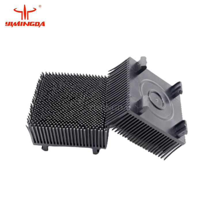 Black Square Auto Cutter Parts 0.03kg Nylon Bristle Block Brush For FK
